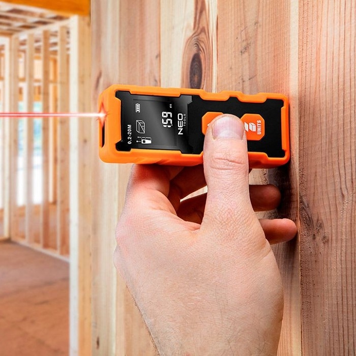 Neo-Tools digitale laser afstandsmeter (20m)
